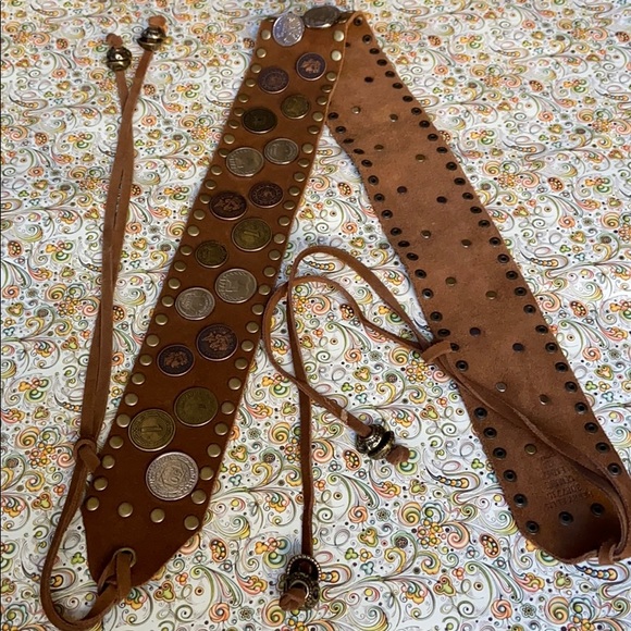Accessories | Genuine Leather Heavy Studded Coin Belt | Poshmark